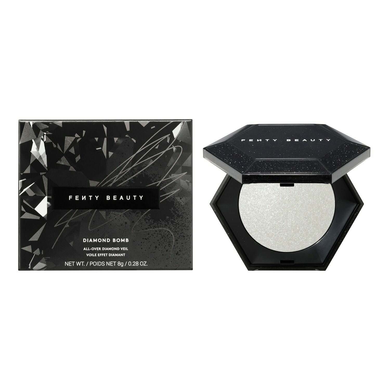 Fenty Beauty Иллюминатор для лица и тела Midnight Diamonds 8 г оттенок How Many Carats?