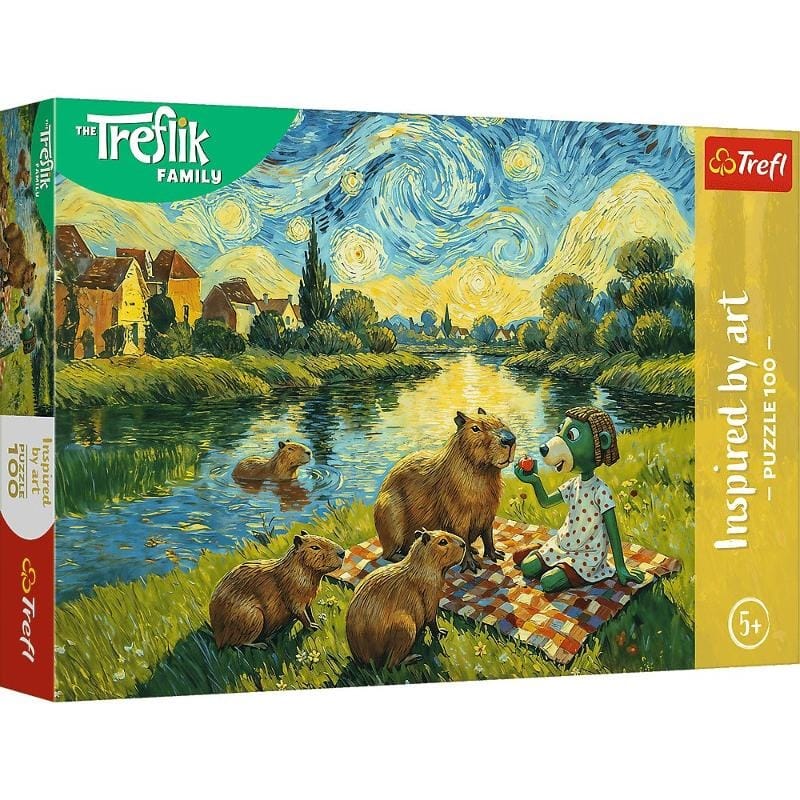 Пазл Trefl trefliki inspired by art кормление капибар, 100 элементов, 41x27.5 см