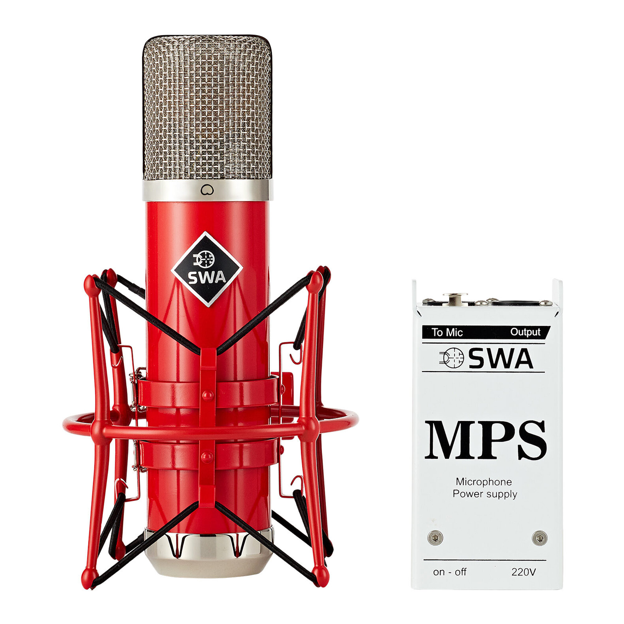 SWAudio студийный конденсаторный микрофон The Red One ручной сборки красный