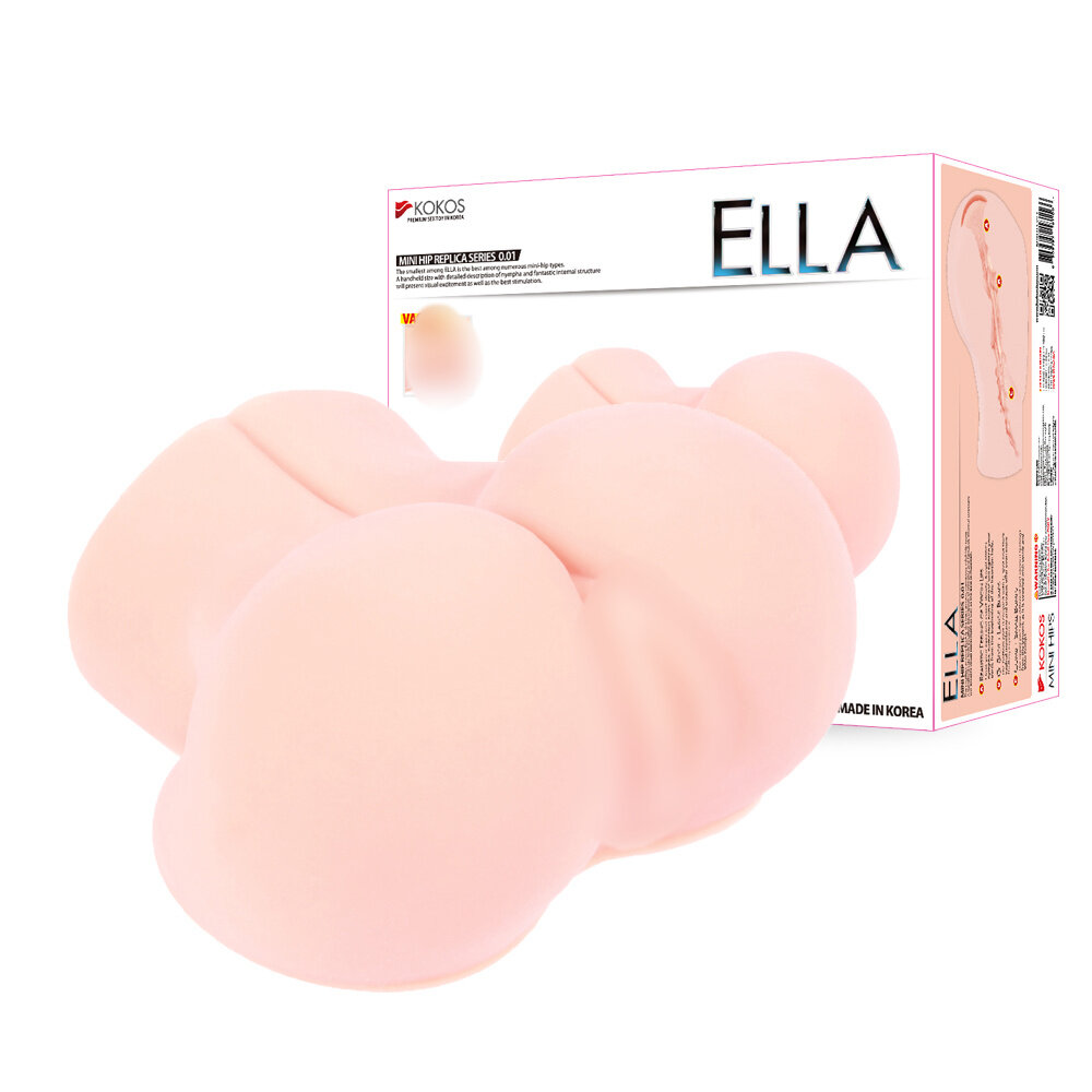 Мастурбатор Kokos Ella Mini Hip телесный, ТПР, реалистичная форма, без вибрации