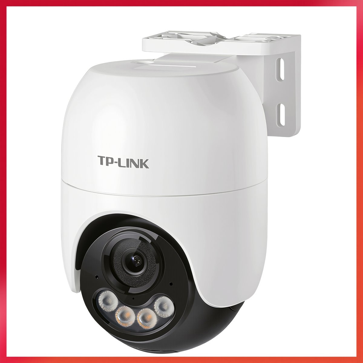Уличная настенная видеокамера TP-LINK для наблюдения за двором и парковкой с полноцветной ночной съемкой и Wi-Fi