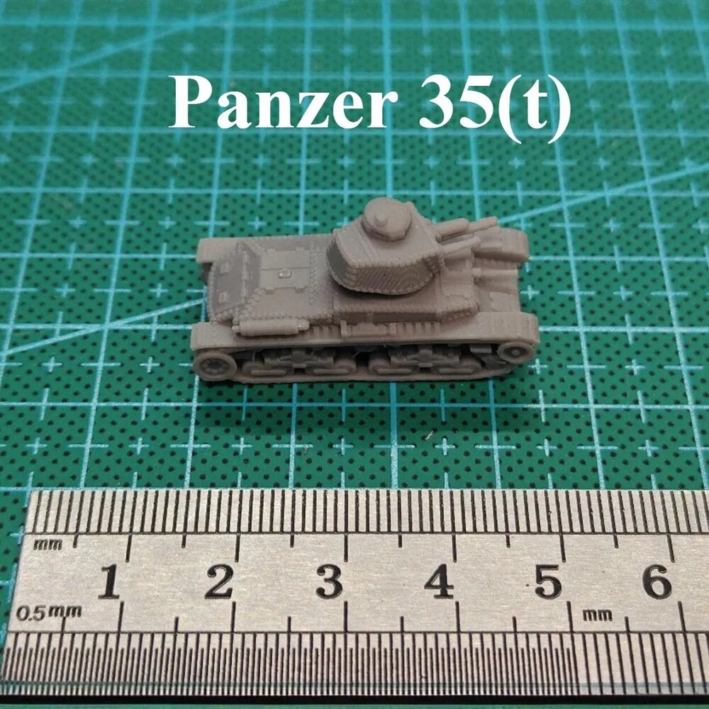 Миниатюрная модель танка в масштабе 1:144, напечатанная на 3D-принтере, из смолы, основные боевые танки Германии Второй мировой войны Tiger I/Tiger II/Panther/Panzer IV