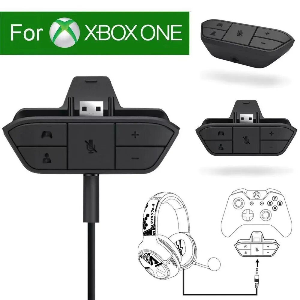 Наушники гарнитура Microsoft для Xbox One и Series S X с пультом управления