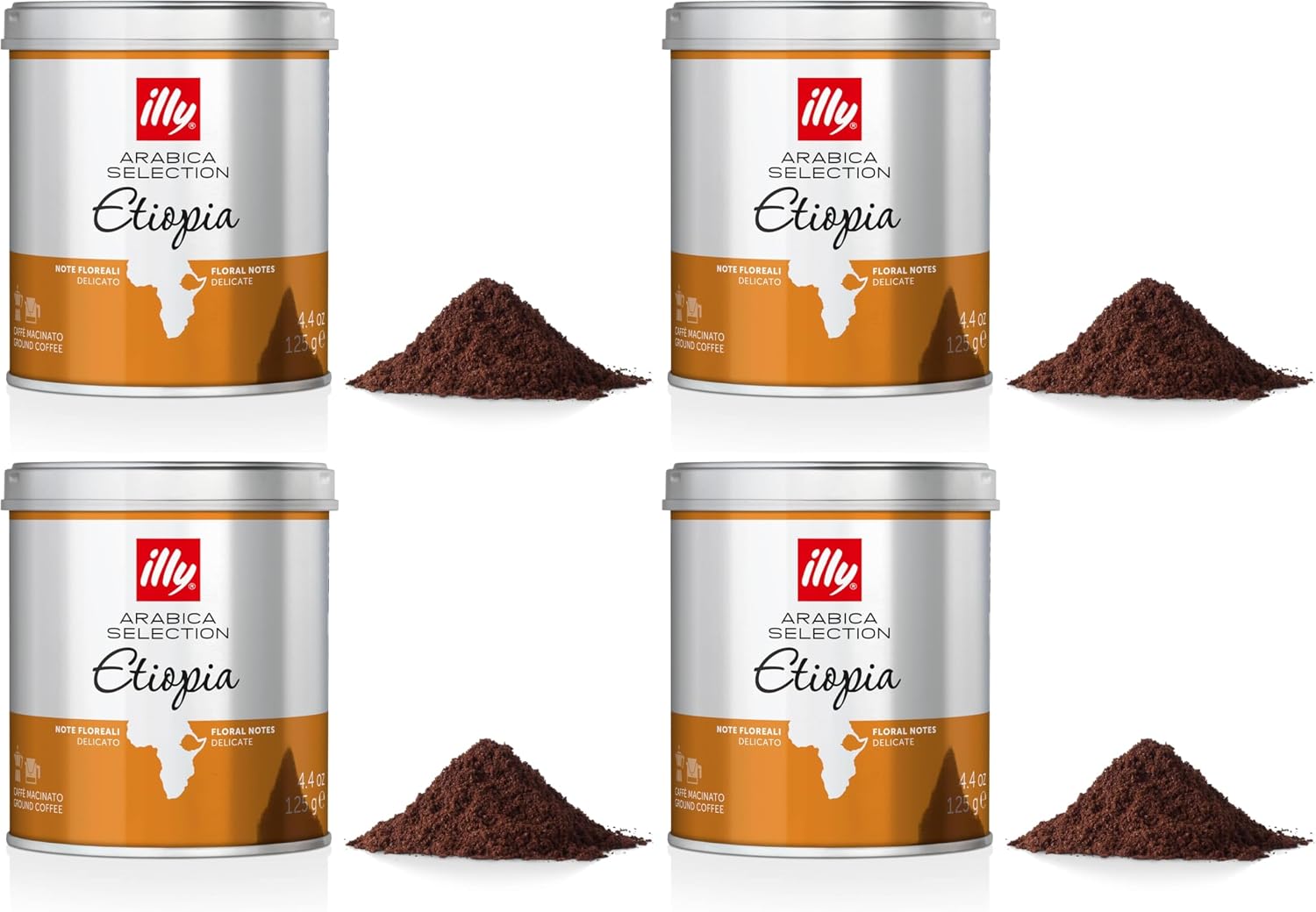Illy Набор молотого кофе Luxury Arabica Coffee Selection 4x125г