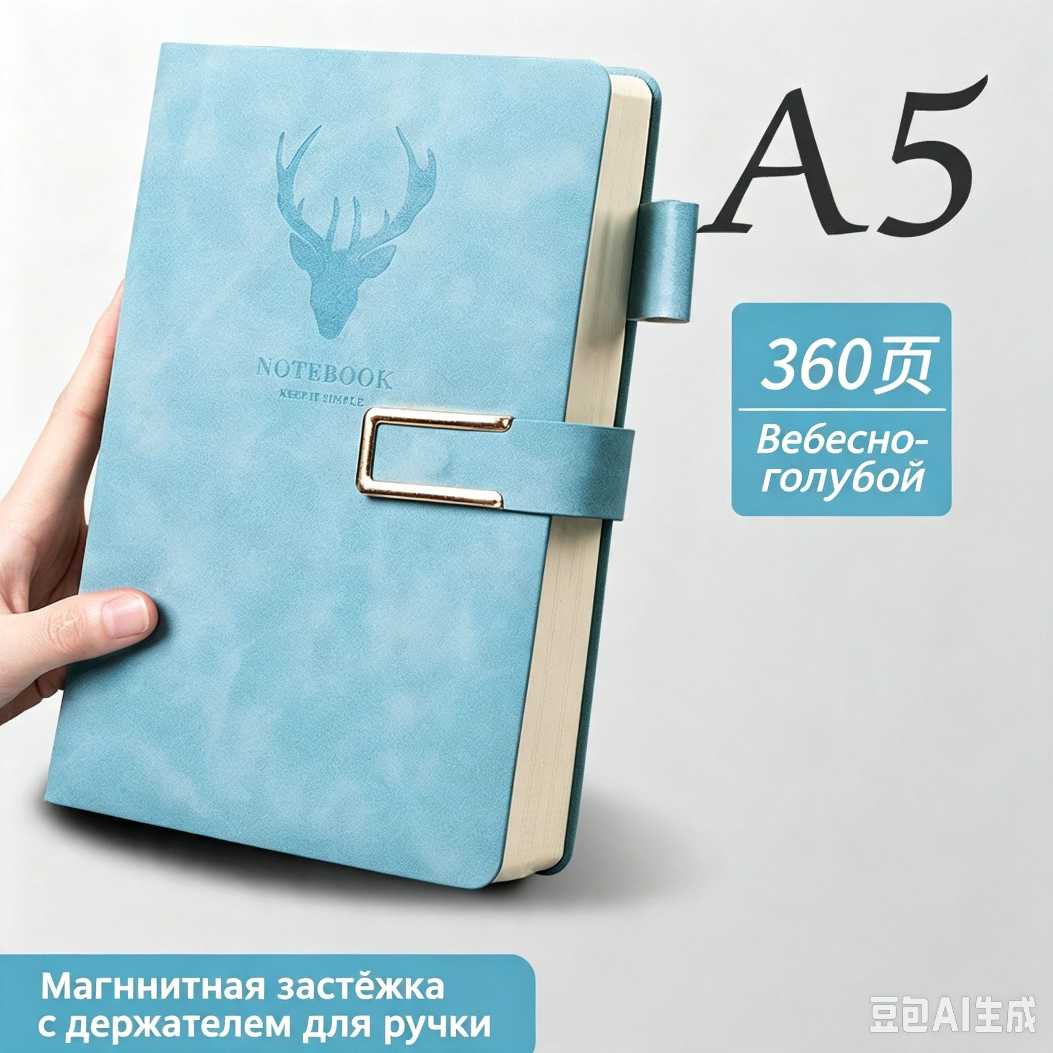 Блокнот A5+, листов: 360