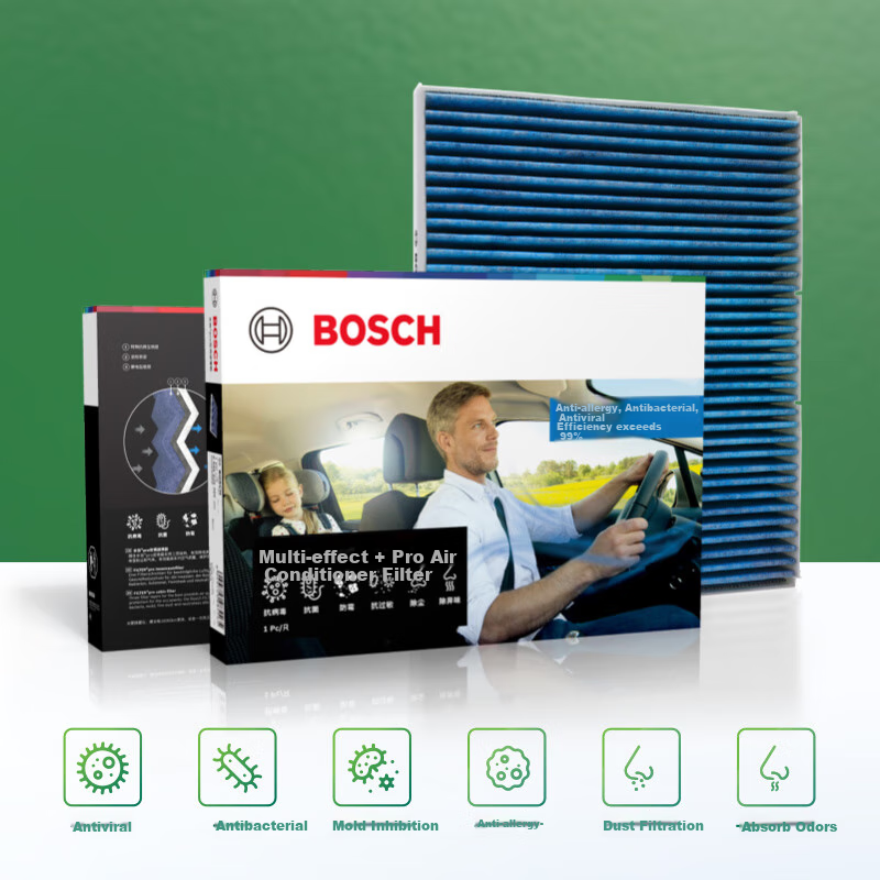 Фильтр воздушного кондиционера BOSCH 8608 для моделей BMW 3 Series 320i/325i 1 Series 120i X1 Цвет：Многофункциональный