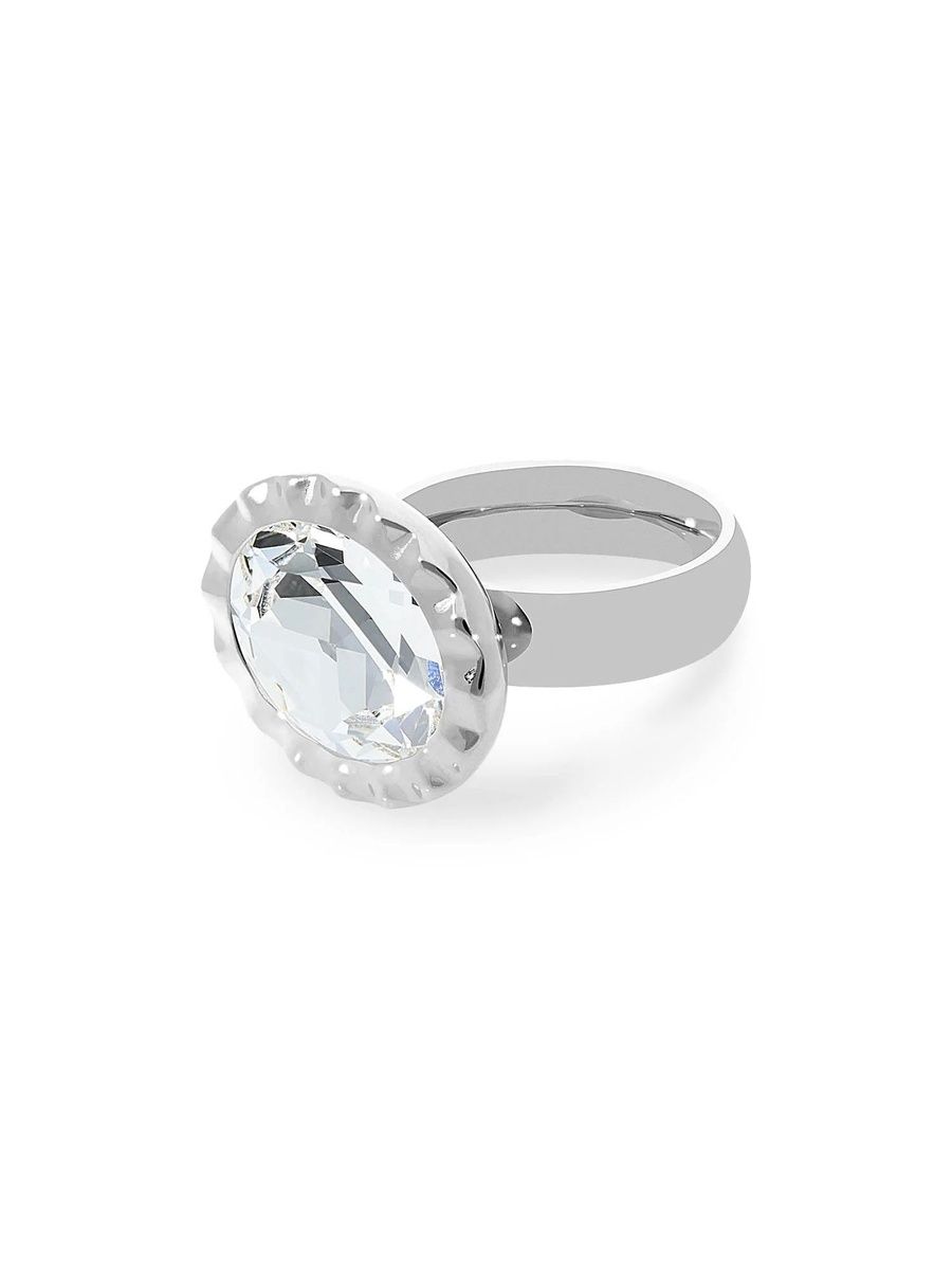 Кольцо Qudo, кристаллы Swarovski, хрусталь, кристалл