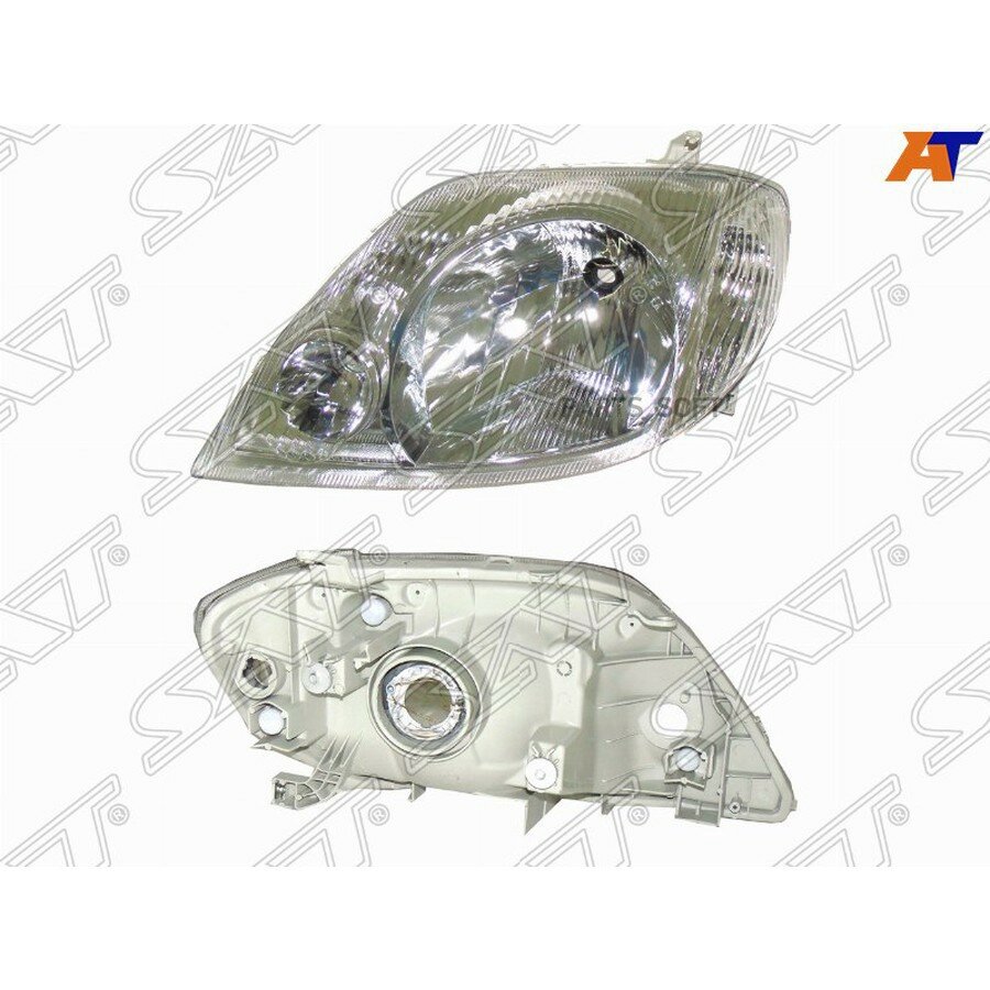 Фара Toyota Corolla (E120) 00-07 / Corolla Fielder 00-02 (Слева/ Ручная регулировка) от официального дистрибьютора, SAT, артикул ST21211B5L