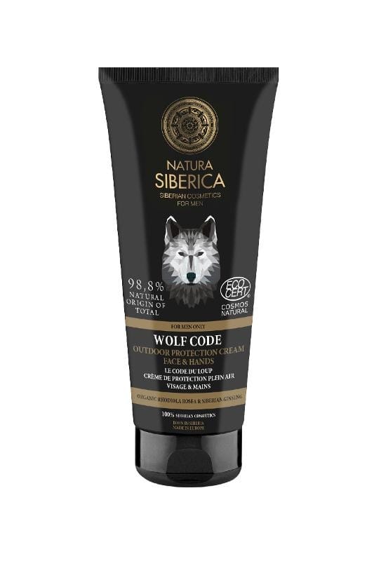 Крем для ухода за кожей Natura Siberica men wolf code защитный для лица и рук, 80 мл