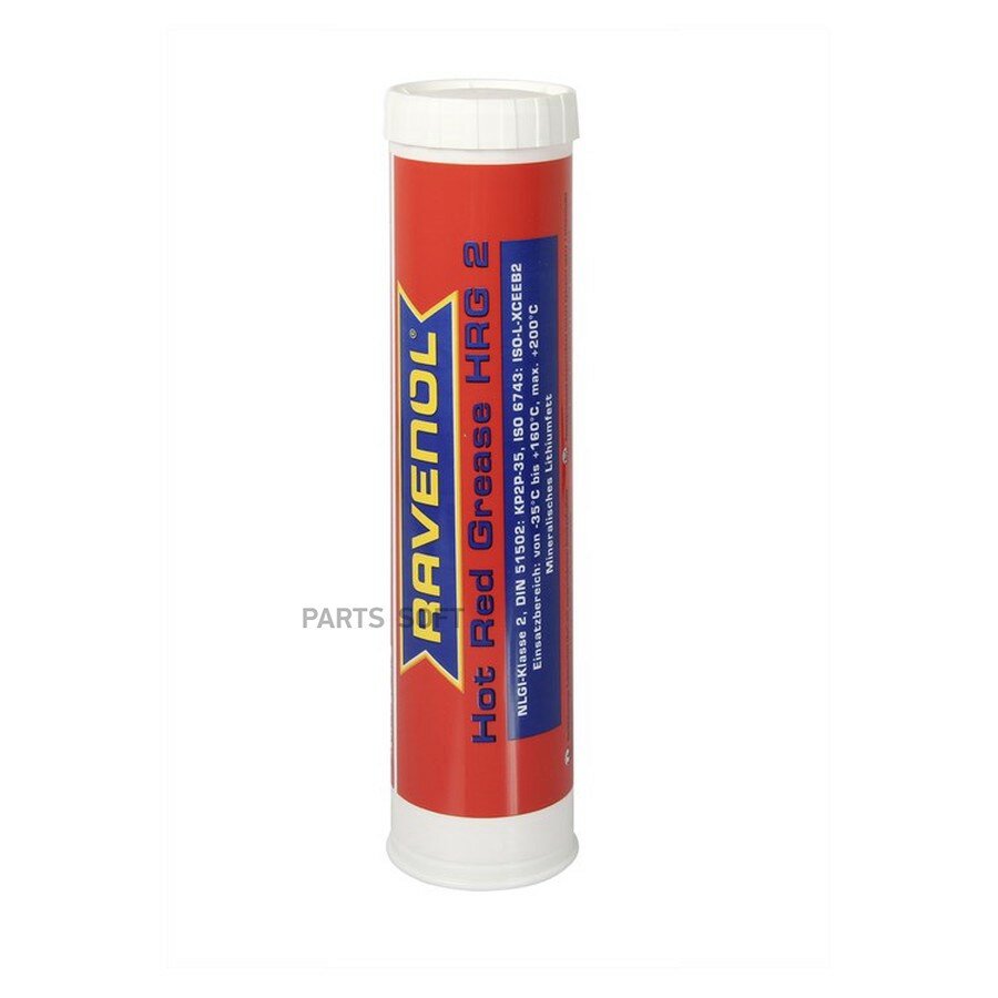 Смазка RAVENOL Hot Red Grease HRG 2 ( 0,4кг), шт от официального дистрибьютора, RAVENOL, артикул 4014835756540
