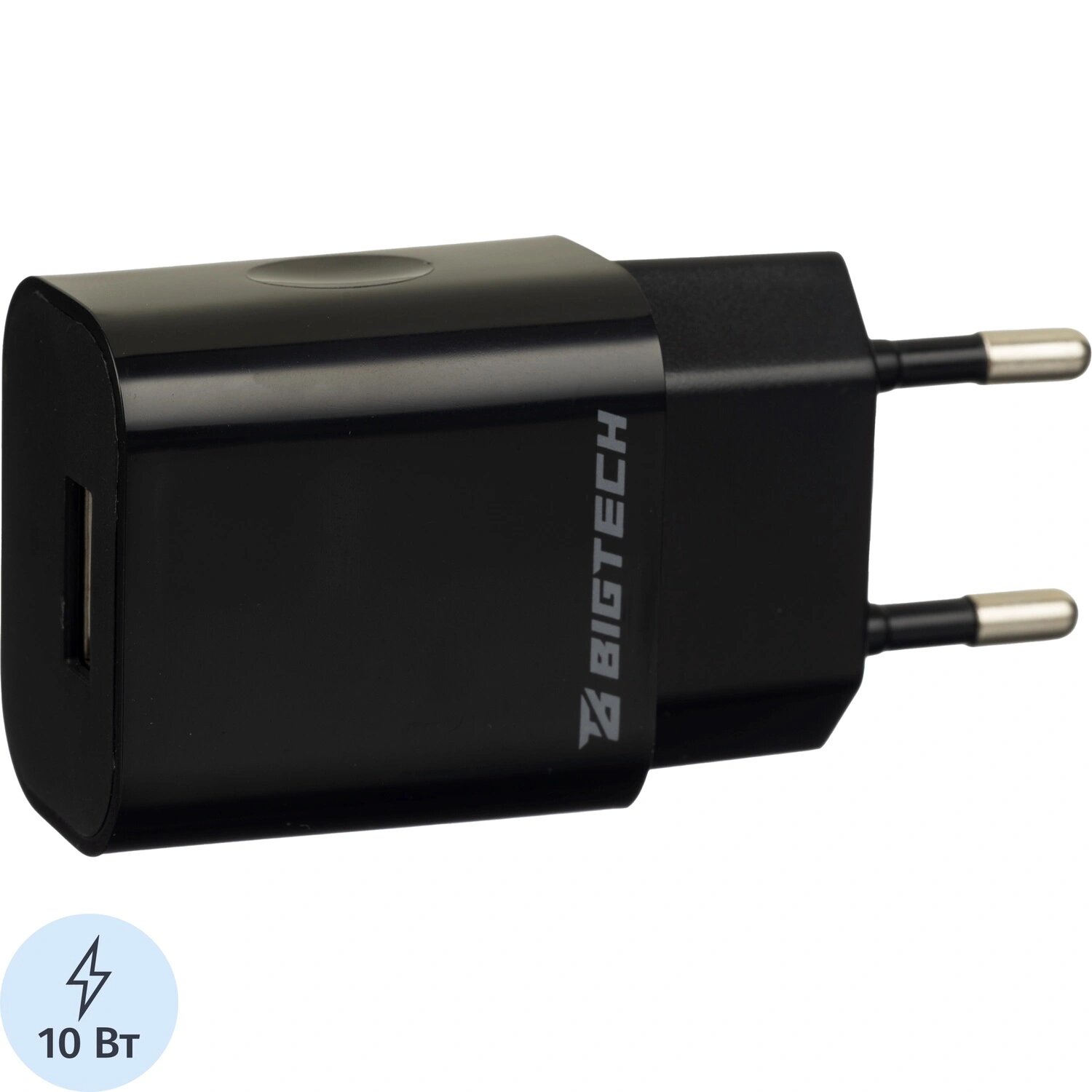 BigTech Сетевое зарядное устройство ProMega jet/BigTech BT-JCHR-002/C-IPN139 10 Вт чёрное