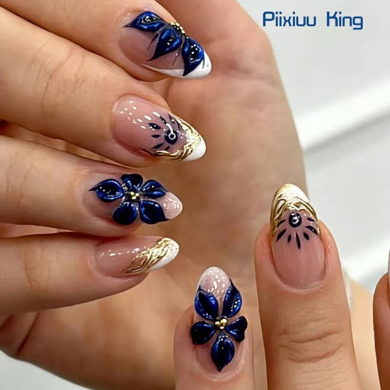 Накладные ногти с клеем( 24 типсы + клей )