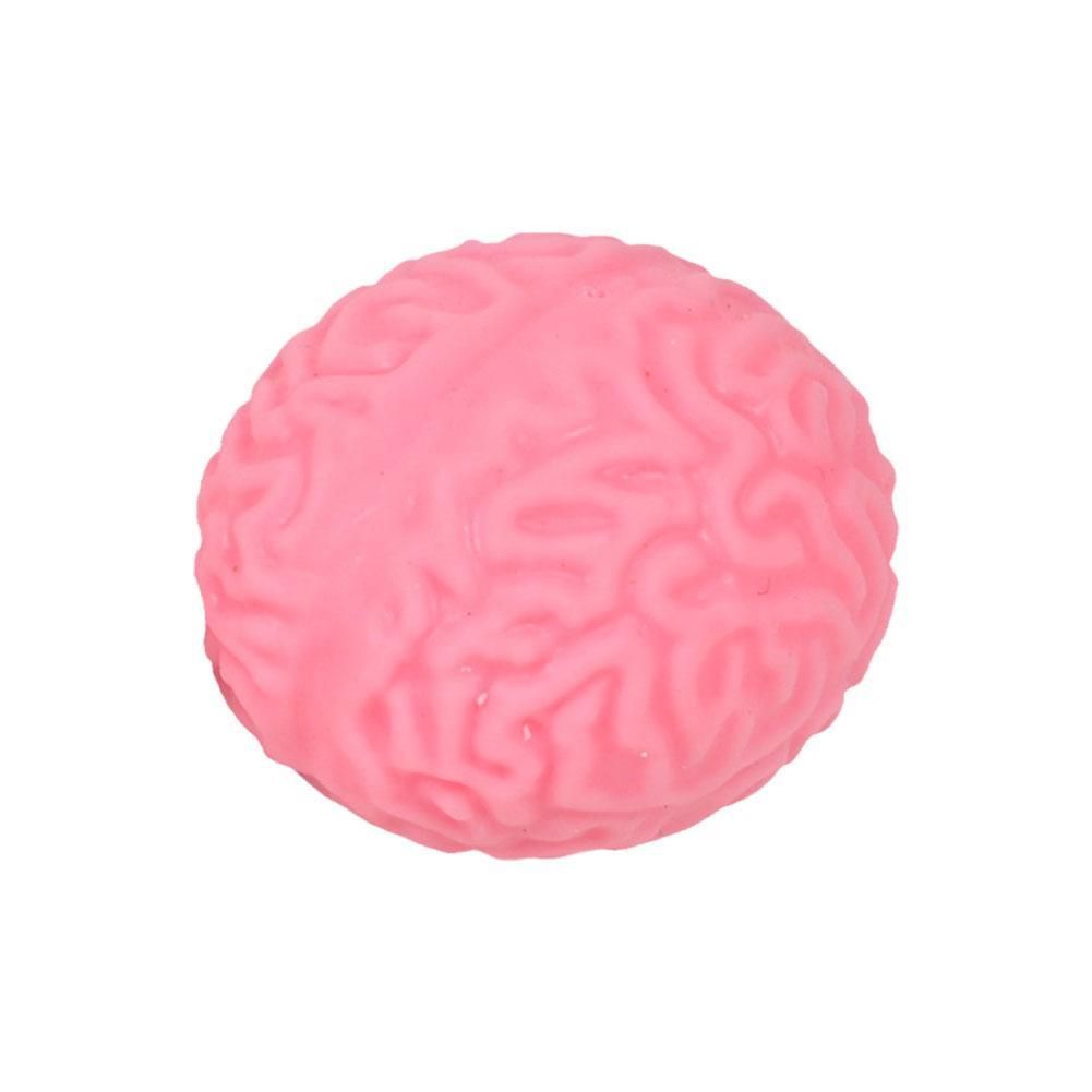 Игрушка-антистресс Мозг , розовая, из термоэластопласта, 7x6x6 см