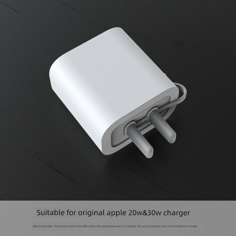 Чехол для зарядного устройства Apple 20Вт с оригинальным адаптером - Белый