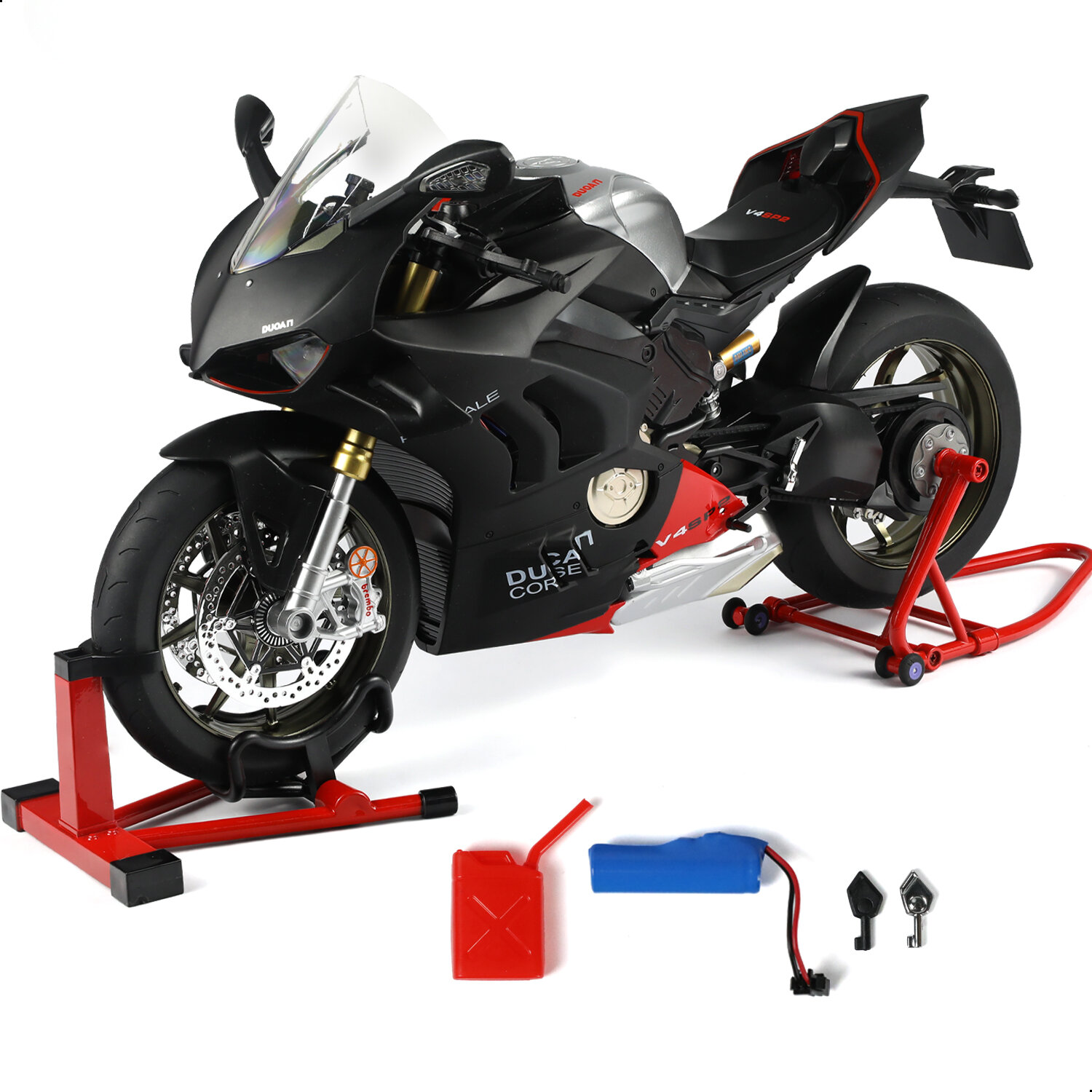 Игрушечная модель мотоцикла Ducati Panigale V4 SP2, масштаб 1:6, die-cast металл, коллекция Moto Classic, для взрослых