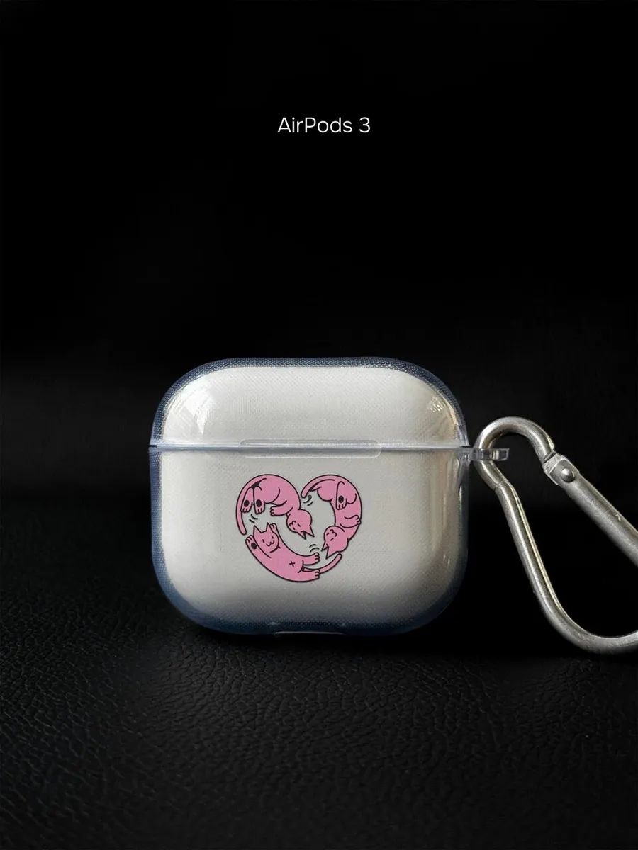 Чехол на AirPods 3 сердце