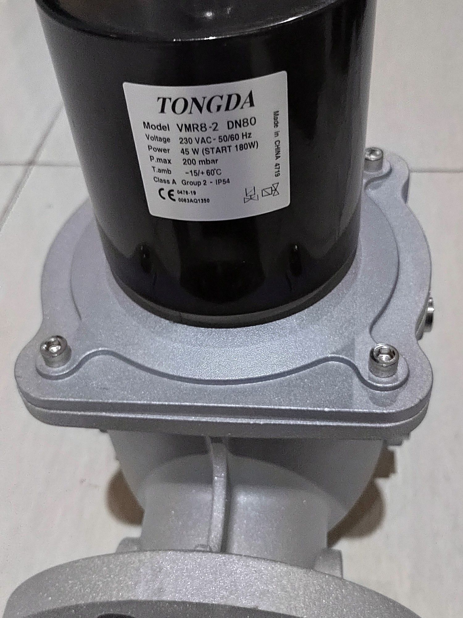 Клапан газовый предохранительный электромагнитный Elektrogas VMR8-2 для аварийного отключения газа