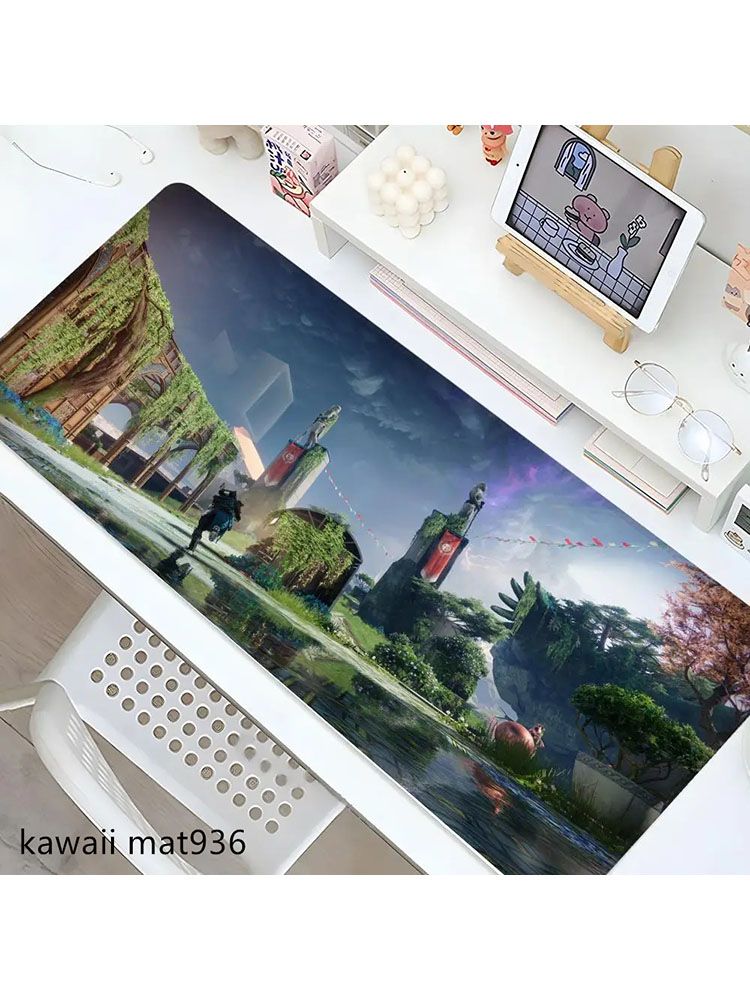 Игровой коврик для мыши kawaii mat936 "Destiny 2", с высокотемпературным термопереносом, 90x40 см