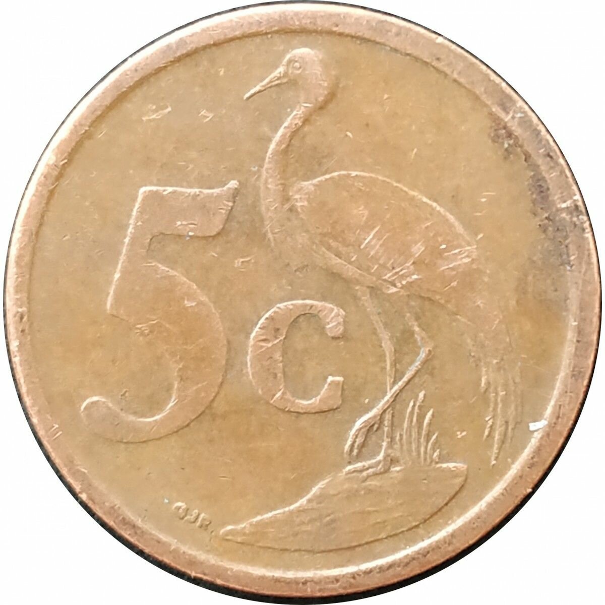 5 центов 2007 ЮАР из оборота