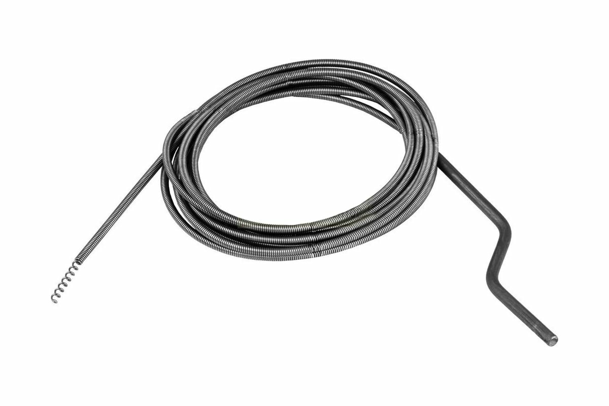 СИБИН Сантехнический трос 10 м, диаметр 9 мм, для прочистки труб 51909-100