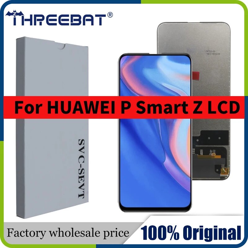 Оригинальный дисплей 6,59 дюйма для Huawei Y9 Prime 2019/P Smart Z, ЖК-дисплей Black No Frame