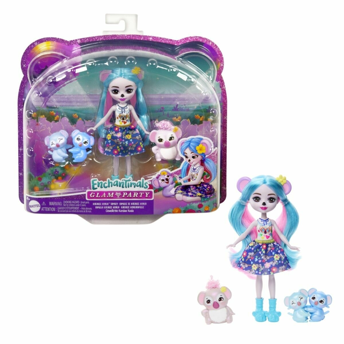 Набор Enchantimals HNT61 Семейство коалы Карали