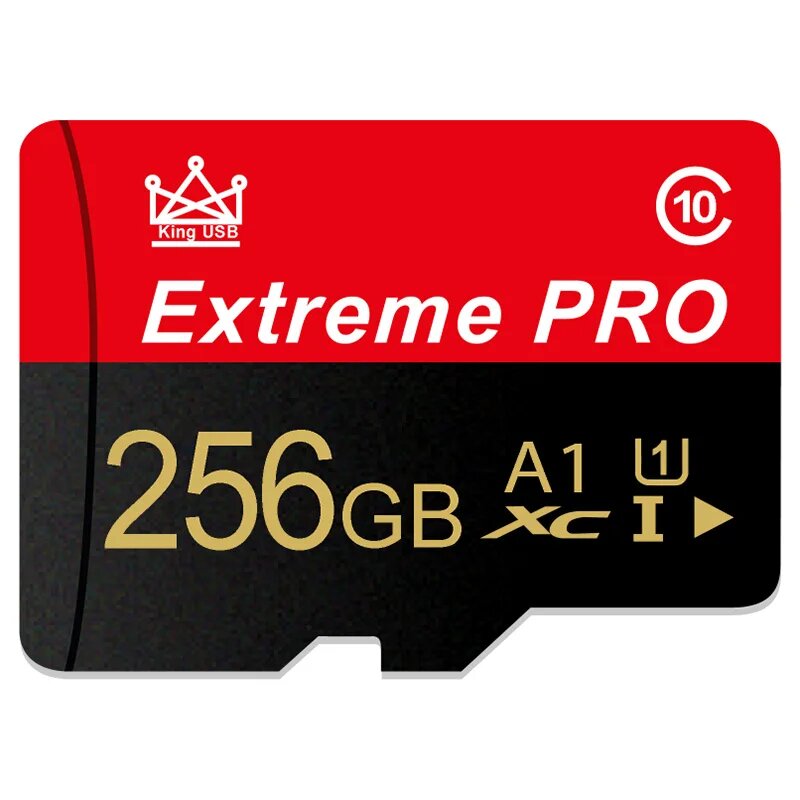 King USB Extreme PRO 256GB MicroSD Class 10 A1