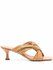 Босоножки Casadei Dama 50, размер 40, коричневый
