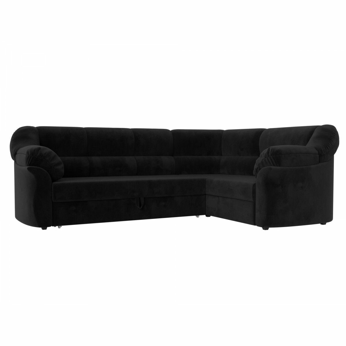 Диван угловой Карнелла правый угол, Велюр, Модель 109576