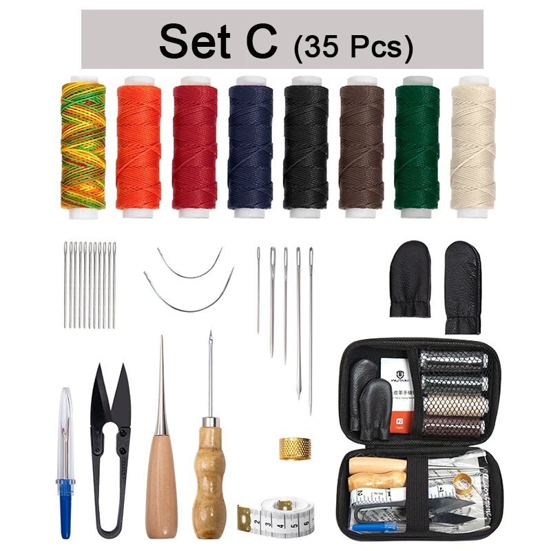 Набор для работы с кожей WUTA, Set C-35pcs