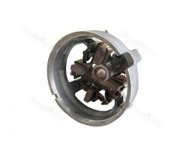 Крышка стартера для ВАЗ 2101-099, задняя, производитель КЗАТЭ, со щетками и втулкой, обеспечивает надежность