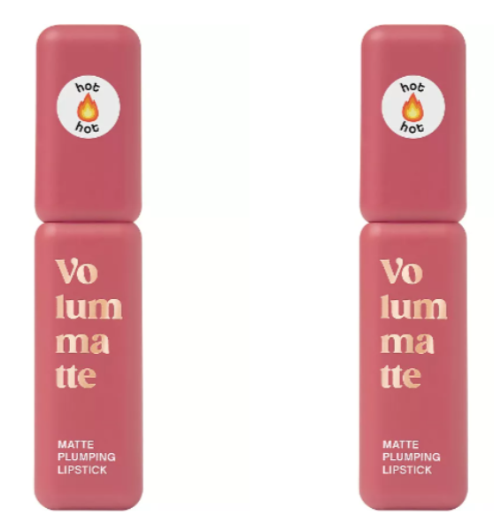 Устойчивая жидкая матовая помада для губ Vivienne Sabo Volummatte, с плампингом, тон 03, 2 шт