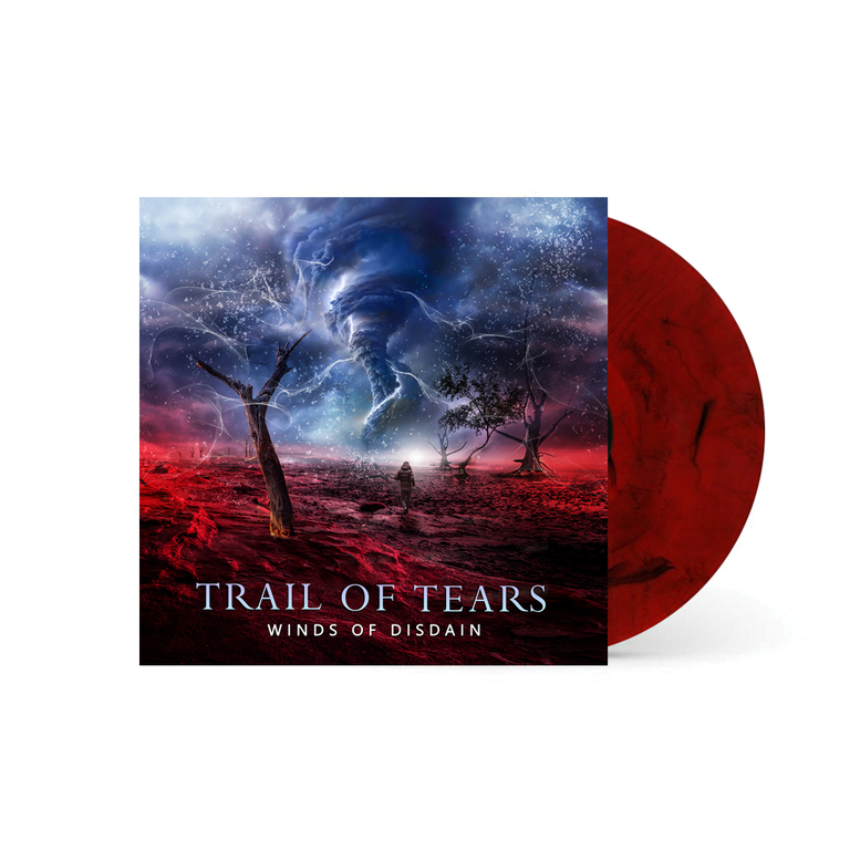 Виниловая пластинка Trail of Tears - Winds of Disdain LP Marbled Red & Black