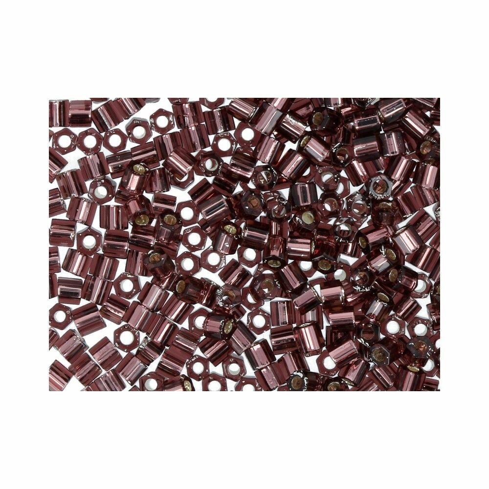Бисер Япония "TOHO" 11/0 HEXAGON №3 2.2 мм 5 х 5 г №0026C фиолетовый