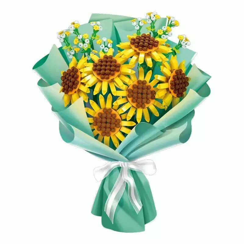 Конструктор Sembo Block Букет подсолнухов 601222
