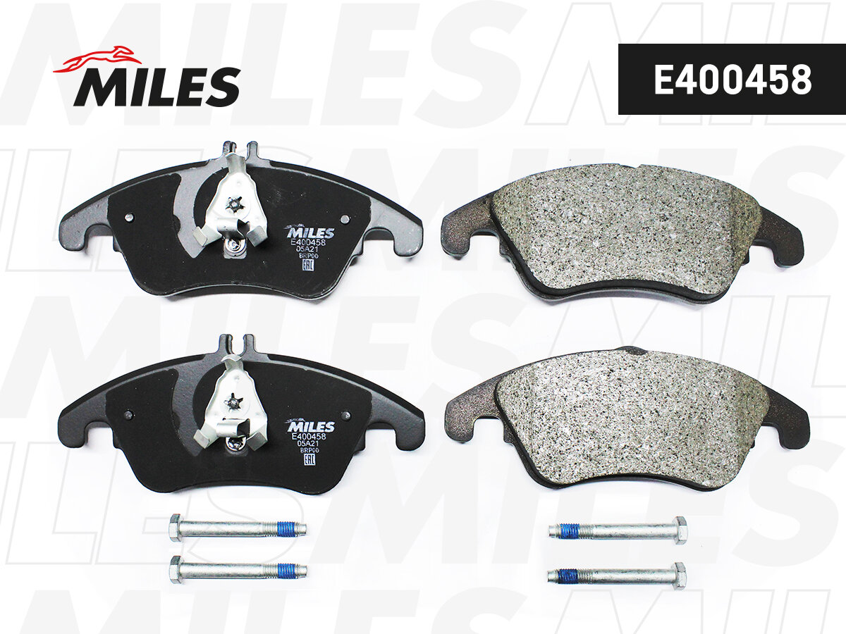 Колодки тормозные MB C (W204) 07-, E (W212) 09-, CLS (C218) 11- передние Miles Low-metallic