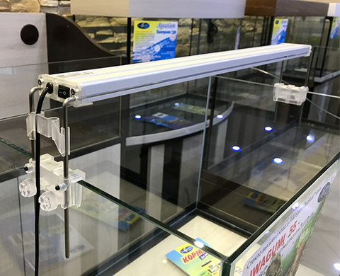 Светильник для аквариума универсальный Биодизайн I-LED PRO 500 NATURE LIGHT серебро 45 – 67 см (1 шт)