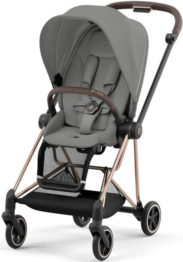Cybex Mios прогулочная коляска (Mirage Grey на шасси Rosegold (one box))
