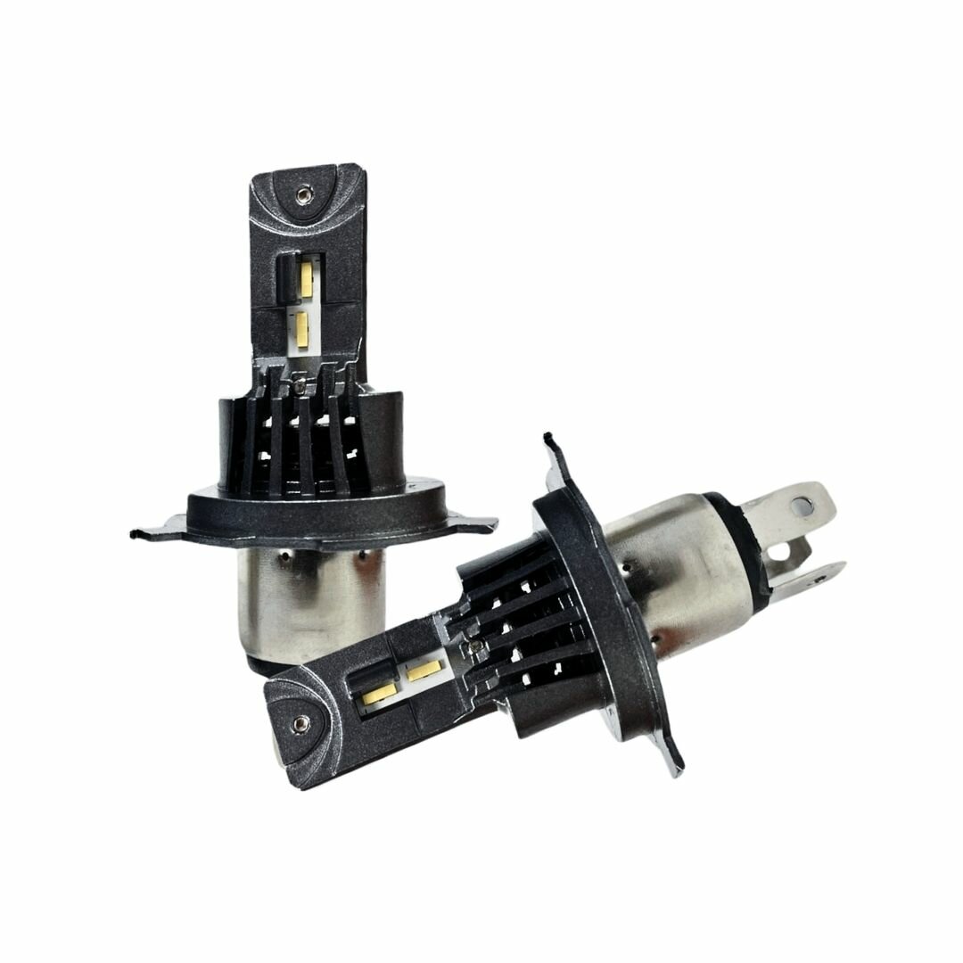 Лампы светодиодные H4 4300К 55W для Lada Largus (комплект 2 шт) лампы Н4 для Лада Ларгус