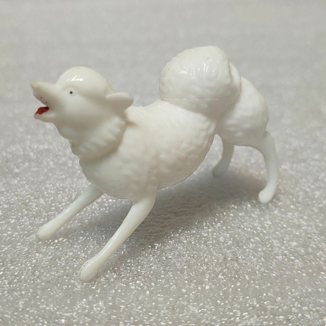 Фигурка винтажная из колкого пластика "Лайка" СССР