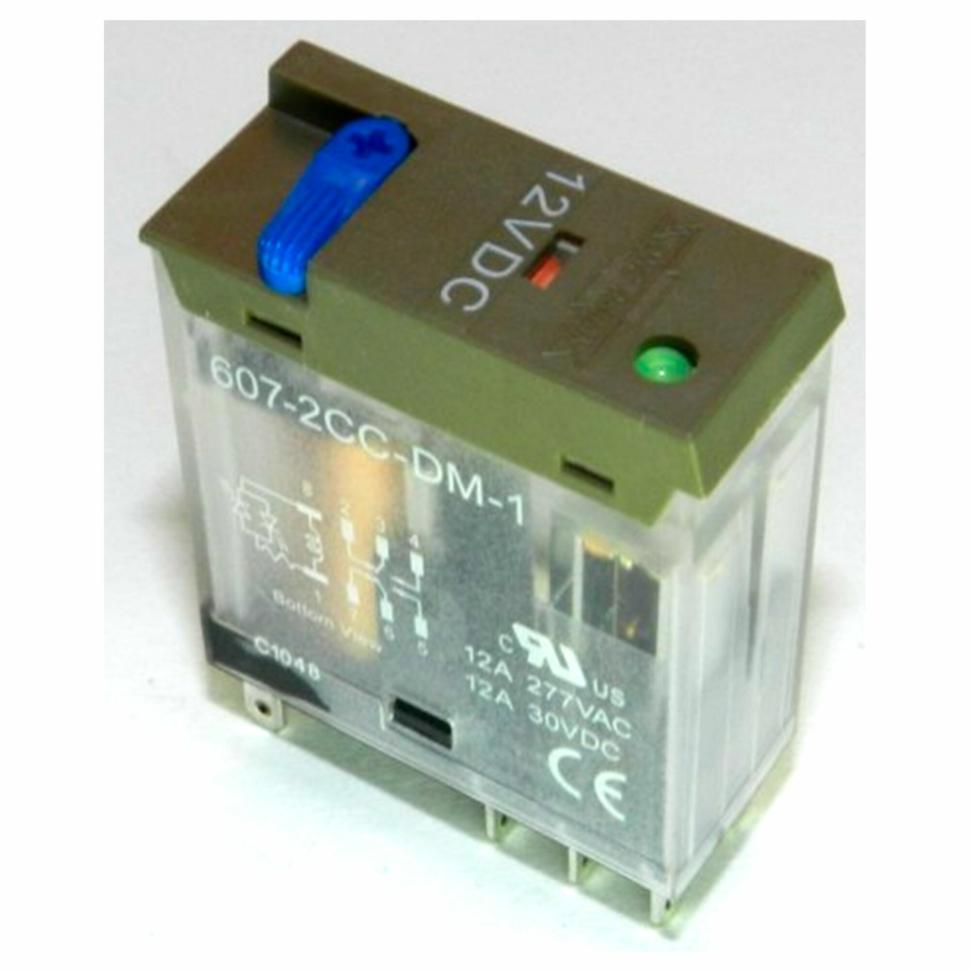 607-2CC-DM-1, 12VDC, Реле электромагнитное, 12В
