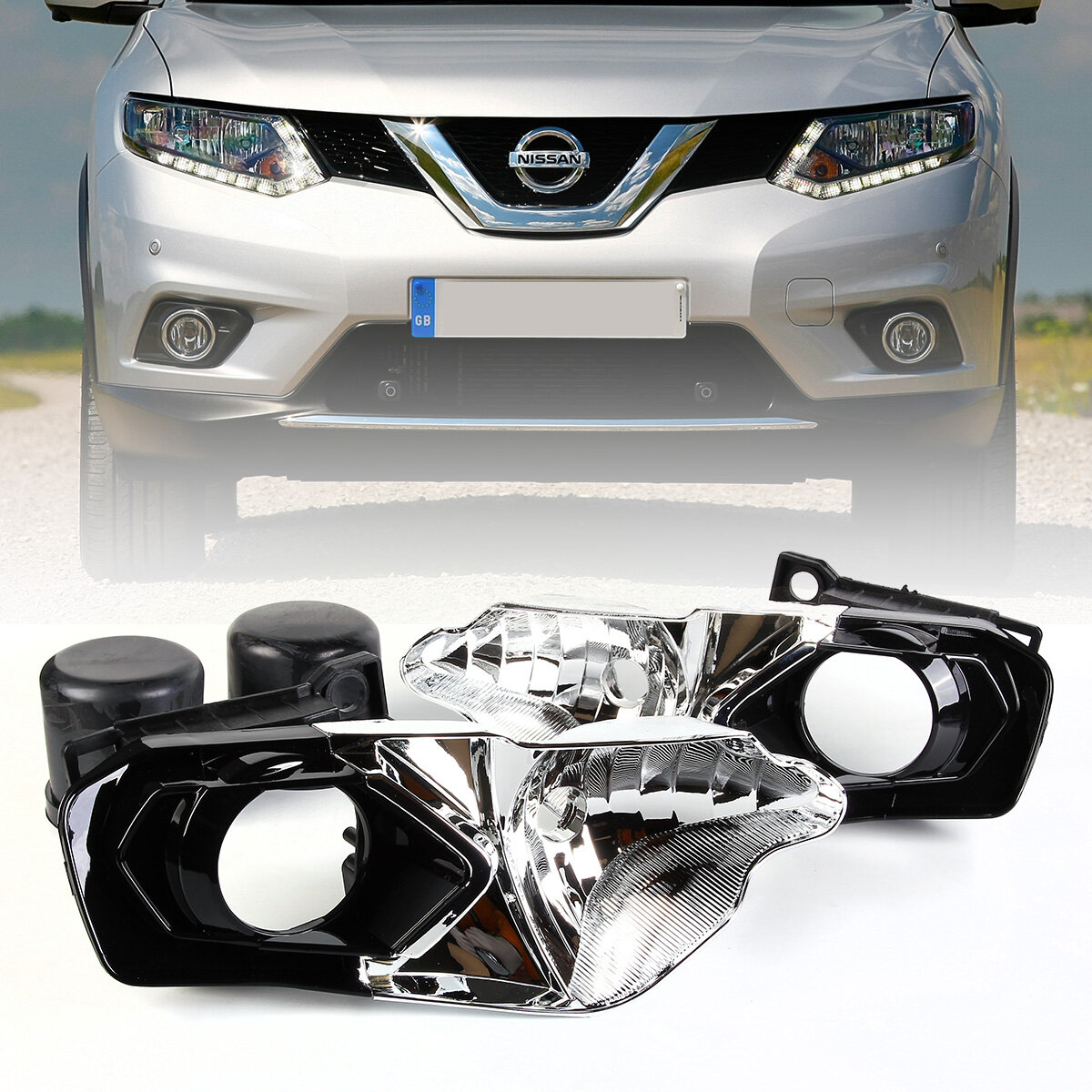 Комплект для установки линз в фары Nissan X-Trail T32 2013-2019