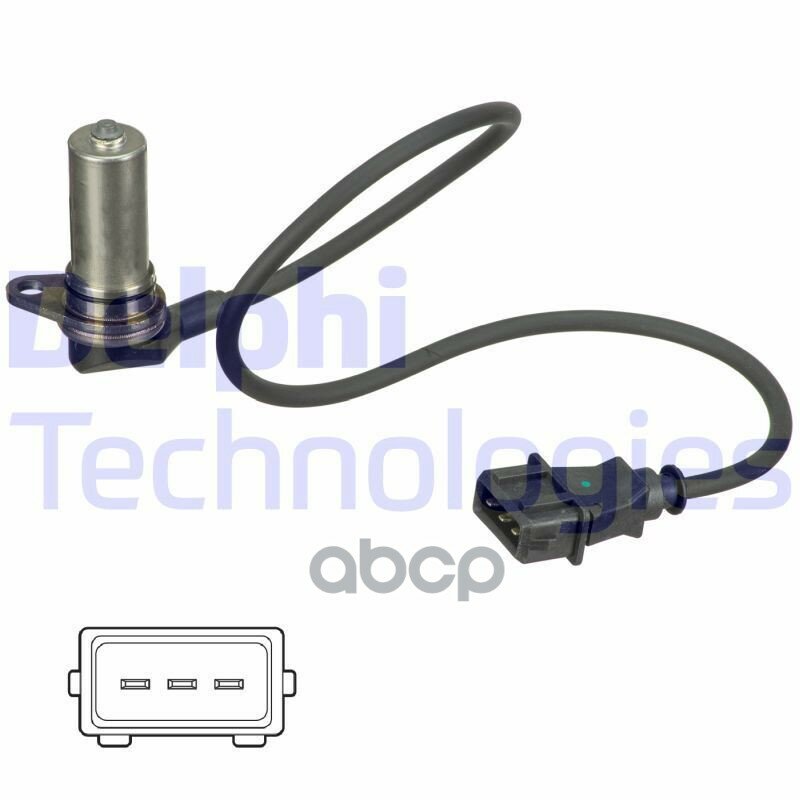 Датчик коленвала Delphi SS11225 Seat Alhambra, Seat Arosa двигателя