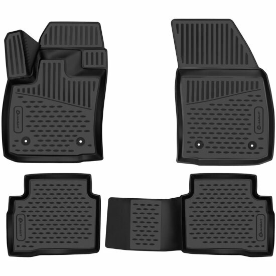 Коврики 3D в салон Element для GEELY Tugella 2021- Кроссовер, полиуретан, 4шт