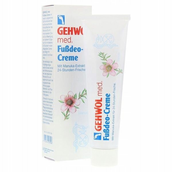 Крем для ног FUBDEO CREME GEHWOL крем дезодорант с противовоспалительным эффектом от неприятного запаха, 125 мл