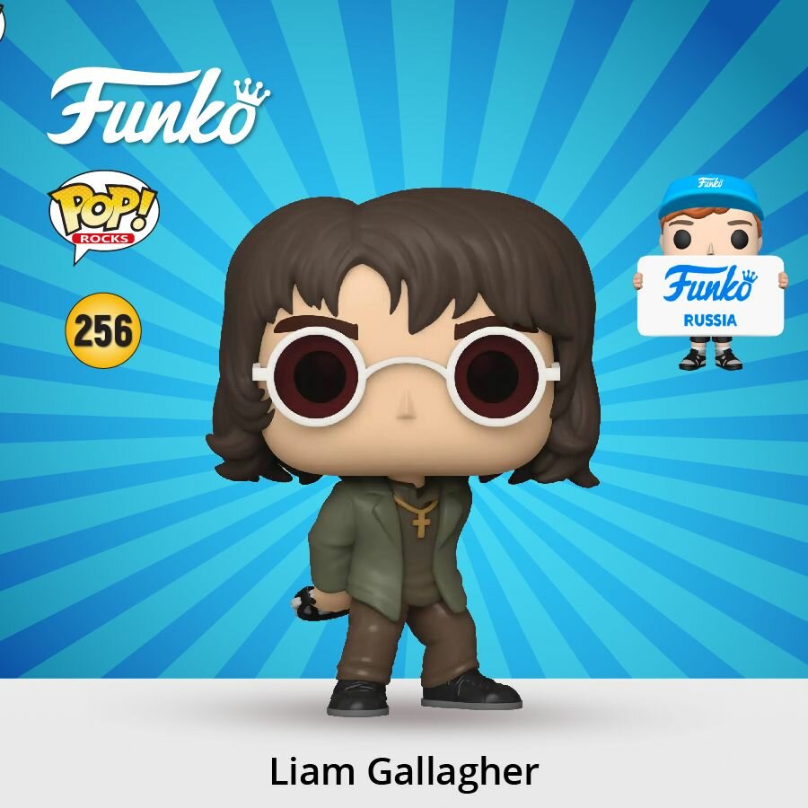 Фигурка Funko POP! Rocks Oasis Liam Gallagher/ Фанко ПОП в виде вокалиста группы "Oasis" Пол Галлахер