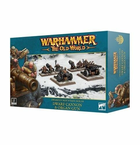 Фигурки Dwarfen Mountains Holds Dwarf Cannon & Organ Gun Warhammer The Old World