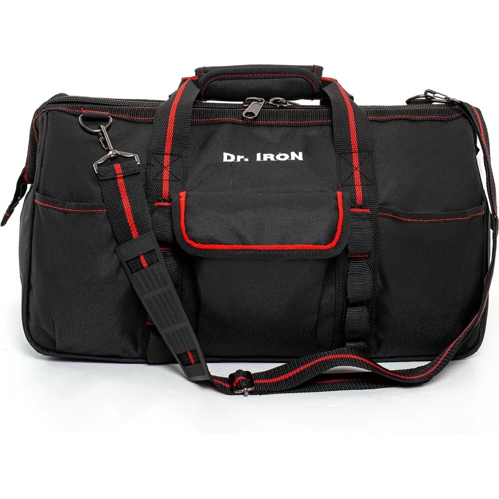 Сумка для инструмента с ремнем Dr. IRON 445x205x275 мм DR1034