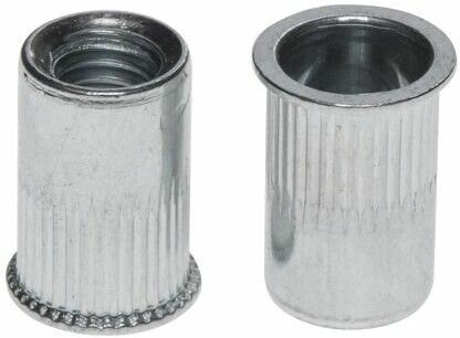 Заклепка резьбовая М4 уменьшенный бортик белый цинк STARFIX 50 штук (SMZ1-06856-50)