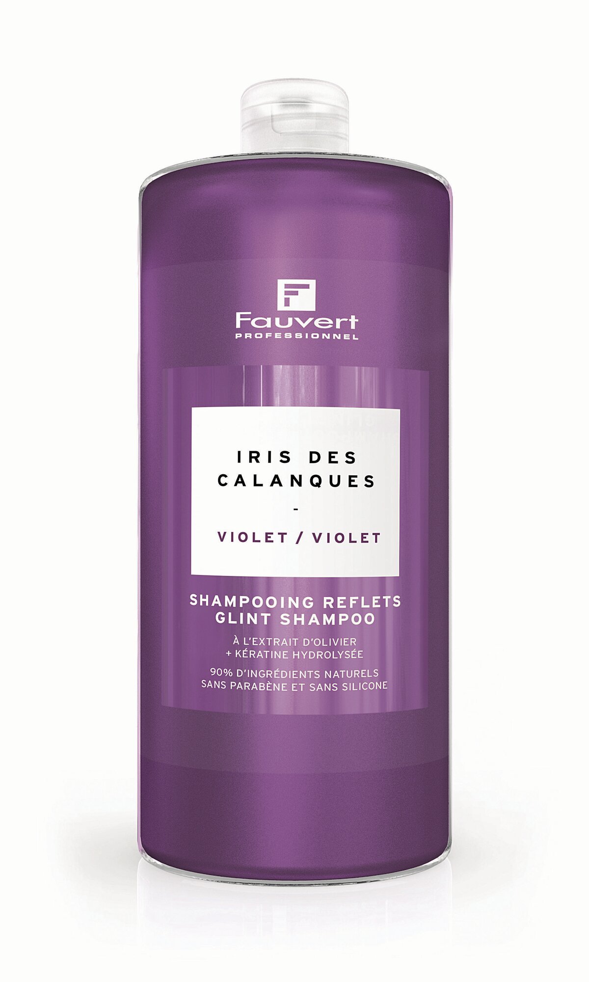 Шампунь для волос оттеночный, тонирующий Фиолетовый Fauvert Professionnel 1000 мл - Каланкийский ирис